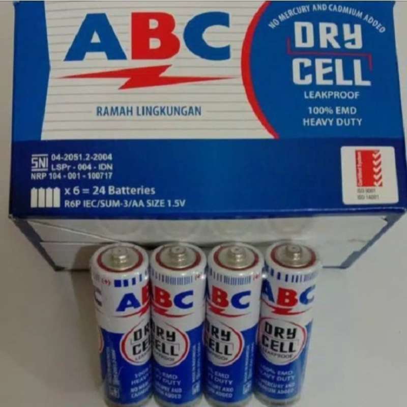 Jual Baterai Abc 1 Box Original Murah - Harga Diskon April 2024 ...