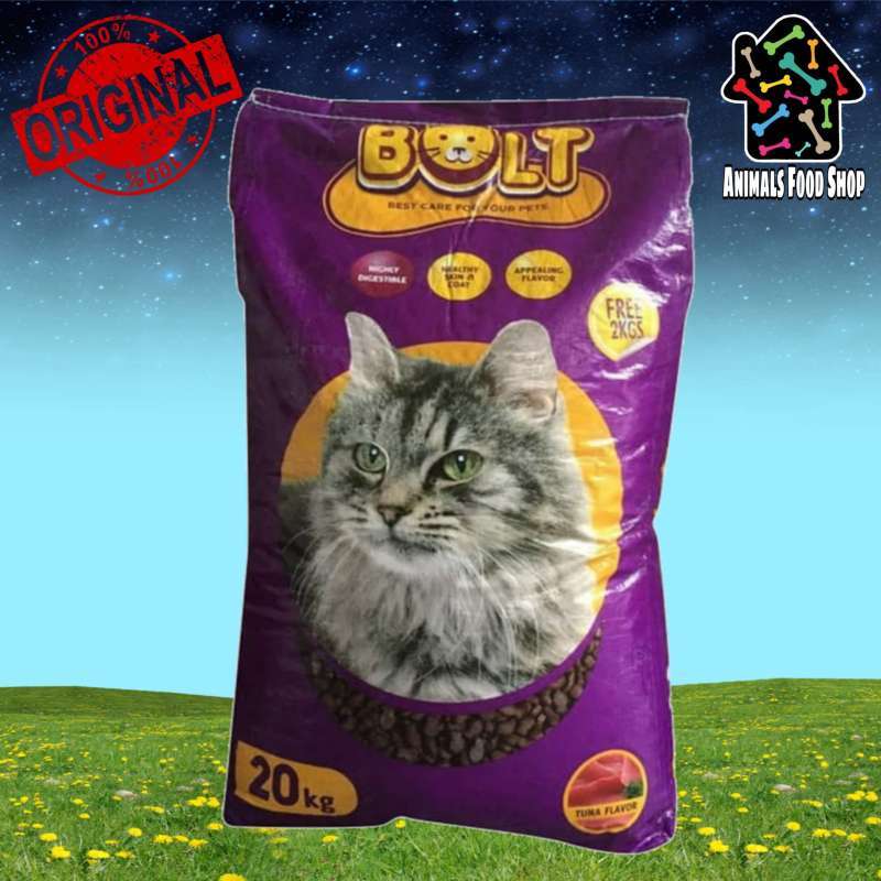 Jual BOLT Makanan Kucing Bolt Repack 800g / 900g / 1000g / 1 Kg ...