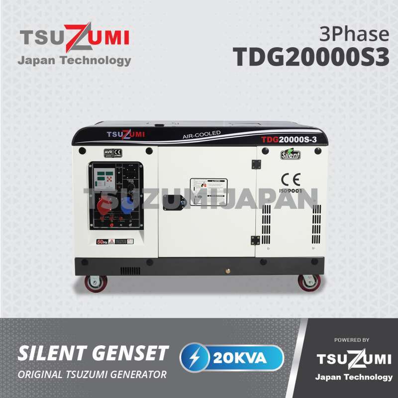 Jual Genset Silent 20 KVA TDG 20000S-3 Tsuzumi di Seller Tsuzumi Japan ...