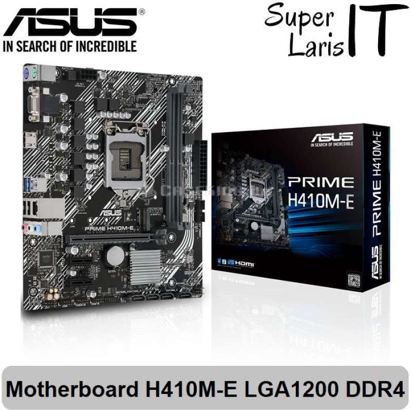 Promo Motherboard Asus H410M-E LGA1200 DDR4 - Garansi Resmi Diskon 9% ...