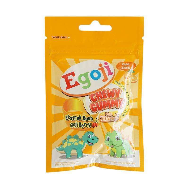 Jual EGOJI Chewy Gummy Jeruk Suplemen [20 g] di Seller rave - Menteng ...