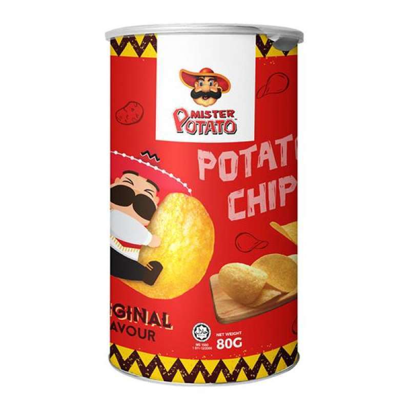 Jual (Pak Potato) Pak Potato Chubby Botol Potato Chips-Original (80g ...