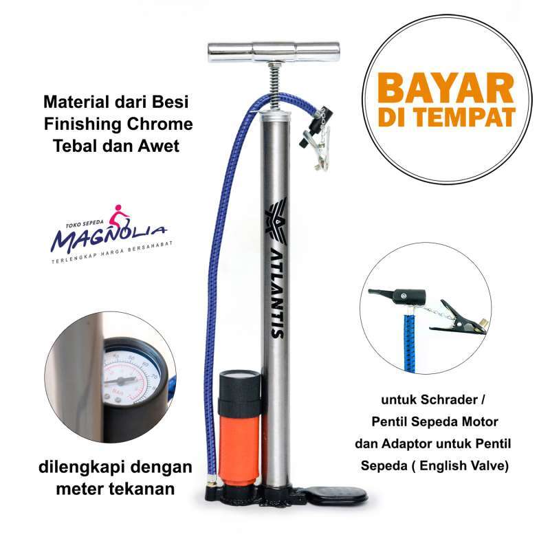 Jual Magnolia Pompa Lantai / Pompa Angin / Pompa Ban Sepeda dan Motor ...