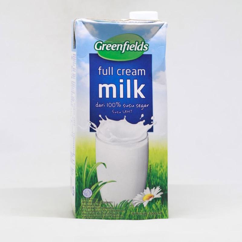 Jual GREENFIELDS UHT MILK 1000ML 1 PCS di Seller Shimmyku - Jagalan ...