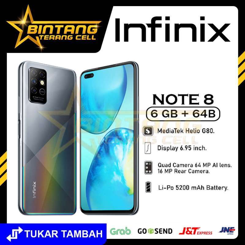 Jual INFINIX NOTE 8 RAM 6 64 GAMING GARANSI RESMI di Seller Bintang ...