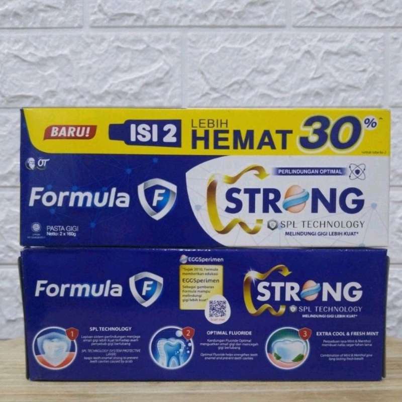 Jual Pasta Gigi Formula Strong Protection Isi 2 pcs 160 gr di Seller ...