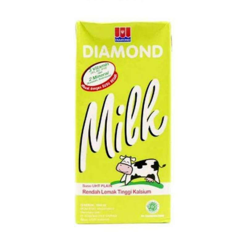 Promo Susu uht diamond Low fat 200 ml 1 DUS isi 24 pack Diskon 3% di ...
