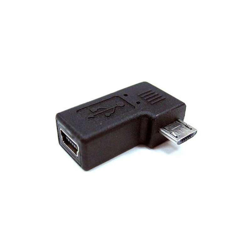 Jual (mini Usb To Micro B)fujiei Mini Usb 5pin Mother Turn 90 Degrees ...