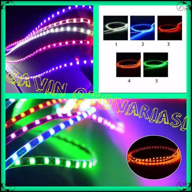 Jual led flexibel 45cm. lampu interior. lampu exterior.led cacing.led ...