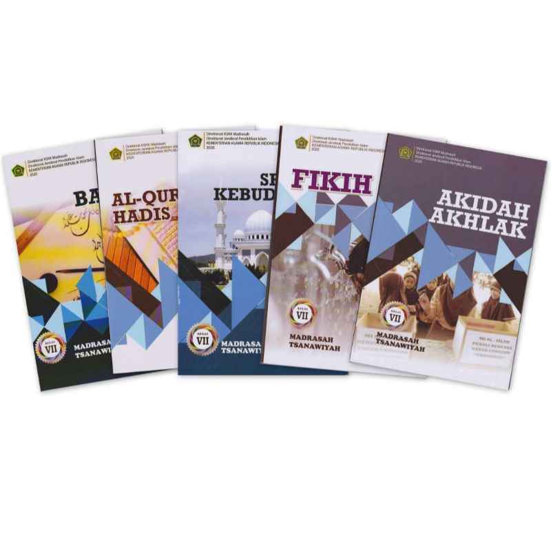 Jual Paket Buku Siswa Kelas 7 MTS Kemenag 2020 AKIDAH AKHLAK , AL QURAN HADIS, BAHASA ARAB ...