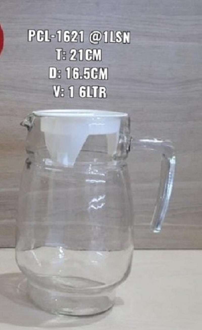 Jual Pitcher/ Teko/ Kan Air/ Kendi / Teko Kaca (Ukuran 1.6L) di Seller ...