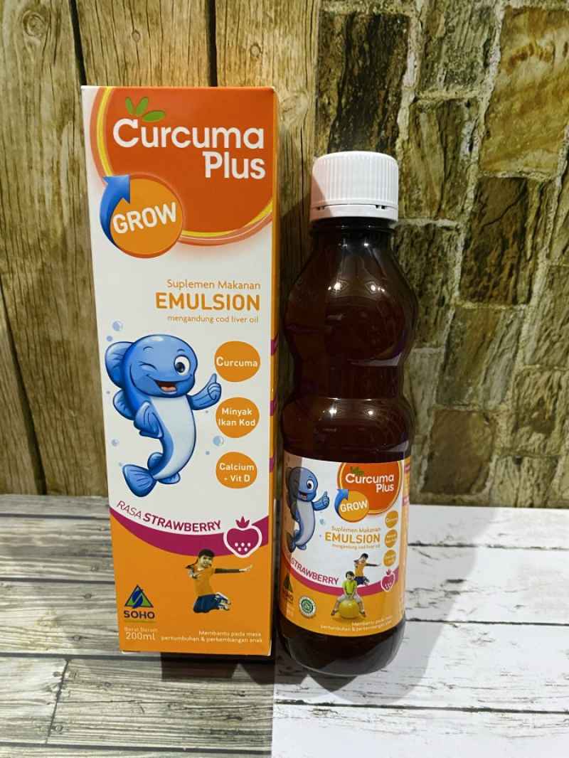 Jual curcuma plus emulsion strawberry di Seller Ekahusadaherbal ...