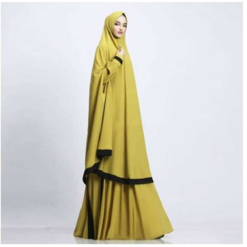 Promo Gamis Jumbo Gamis Pengajian Set Khimar Gamis Syari Set Jilbab ...