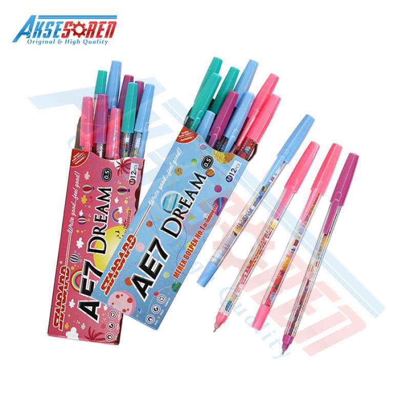 Jual Pulpen Standard Ae7 Dream [1 Pack] / Ballpoint / Pena Pen Tinta ...