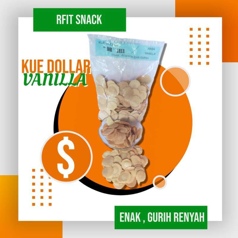 Promo Snack makanan ringan cemilan jajanan kue kering dollar rasa ...