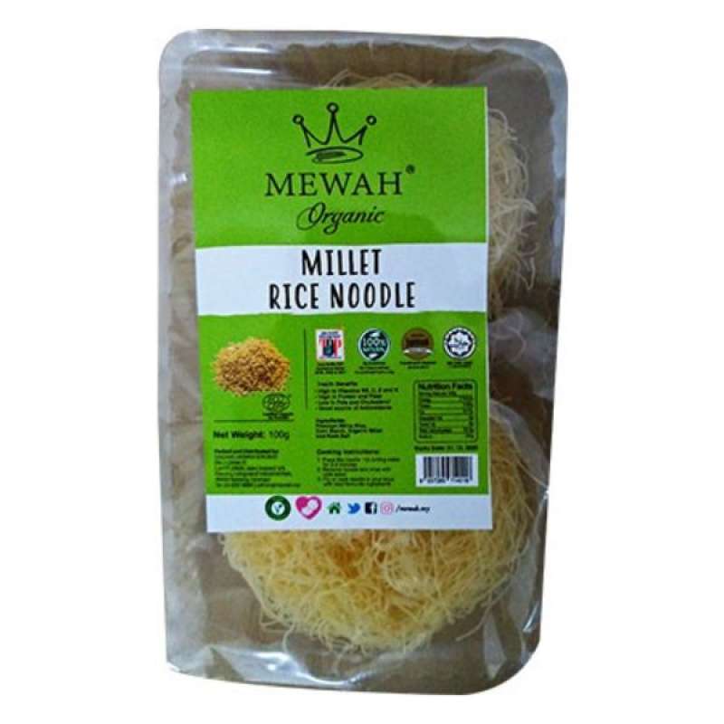 Jual Malaysia Mewah Organic Millet Rice Noodle 100g - 3389018 di Seller ...