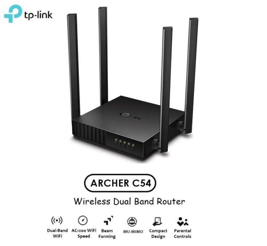Promo Tp-link Archer C54 Wireless Dual Band Router Ac1200 Diskon 5% Di ...
