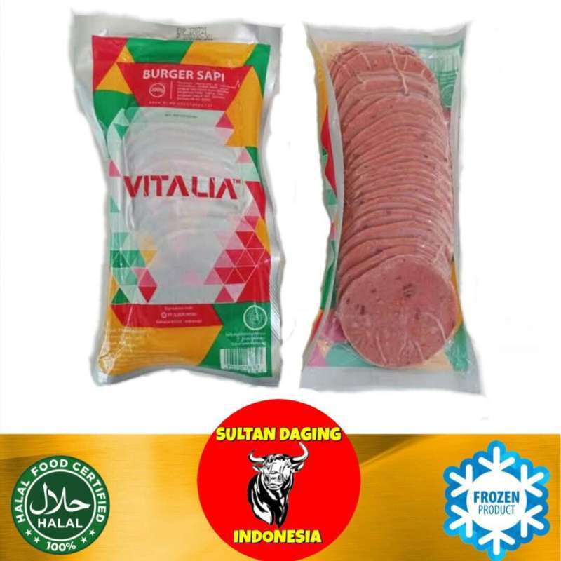 Promo Daging Burger Sapi Mini Vitalia Isi 20 Pcs 280 Gram/ Daging ...