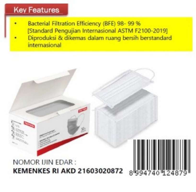 Jual Masker Medis 3 Ply Polytron - isi 50 pcs di Seller laris 88 ... Jual Masker Medis 3 Ply Polytron - isi 50 pcs di Seller laris 88 ...