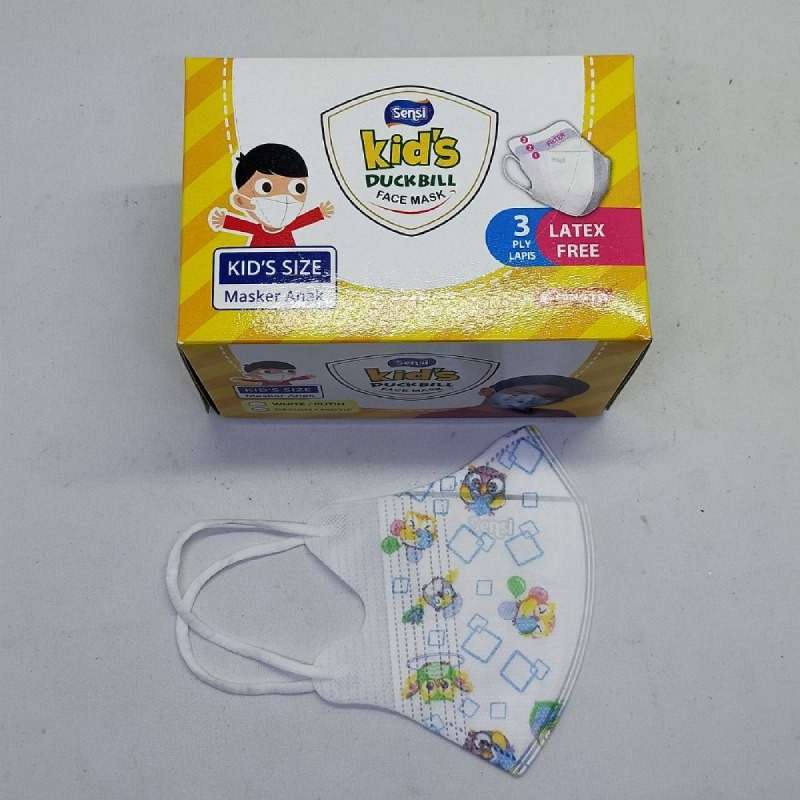 Promo SENSI DUCKBILL Anak DUCK BILL Motif KIDS FACE MASK 3 PLY 40 pcs ... Promo SENSI DUCKBILL Anak DUCK BILL Motif KIDS FACE MASK 3 PLY 40 pcs ...
