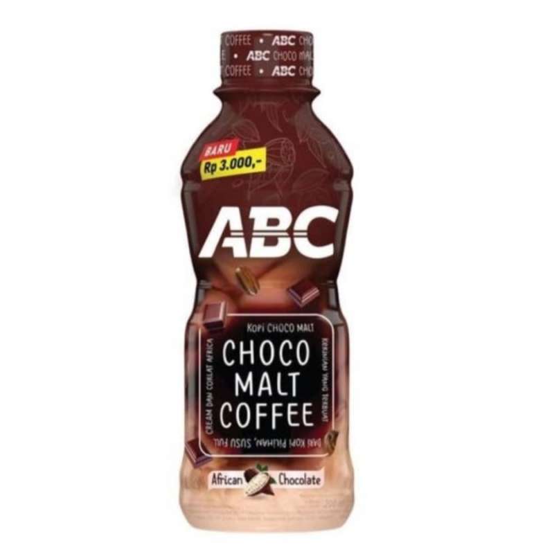 Jual Kopi Susu ABC African Choco Malt Coffee Botol Pet - 200 ml ...