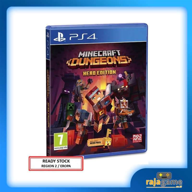 Jual Minecraft Dungeons Hero Edition Game PS4 (R2) di Seller Rajagame ...