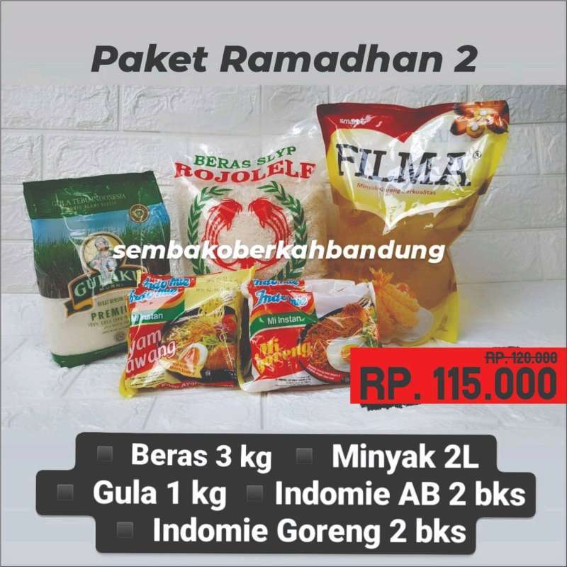 Jual Parsel Sembako Ramadhan 2 di Seller Sembako Berkah Bandung - Kota ...