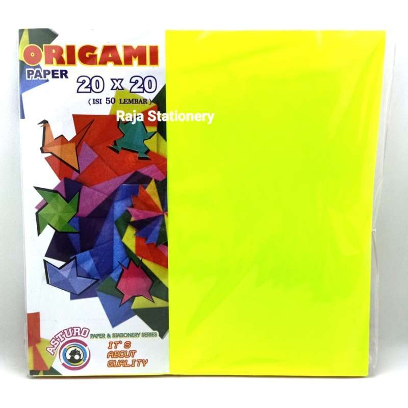 Jual Asturo Origami Paper 20x20 50 pcs di Seller Raja Stationery ...