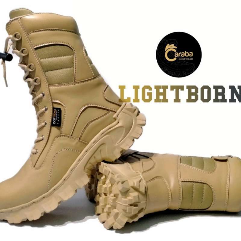 Jual New Sepatu PDL Cream Safety Delta Terbaru ! Sepatu PDL ,Gurun TNI ...
