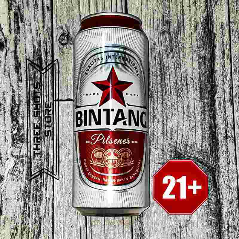 Jual Bir Bintang Pilsener [500ml] Kaleng Besar Di Seller Three Shots ...