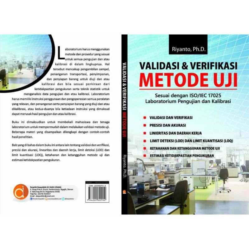 Jual Buku Validasi & Verifikasi Metode Uji: Sesuai Dengan Iso/iec 17025 Laboratorium Pengujian ...