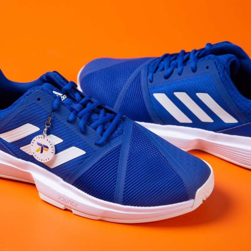 Jual Sepatu Tenis Tennis Adidas Courtjam Court Jam Bounce Blue Biru 44 ...