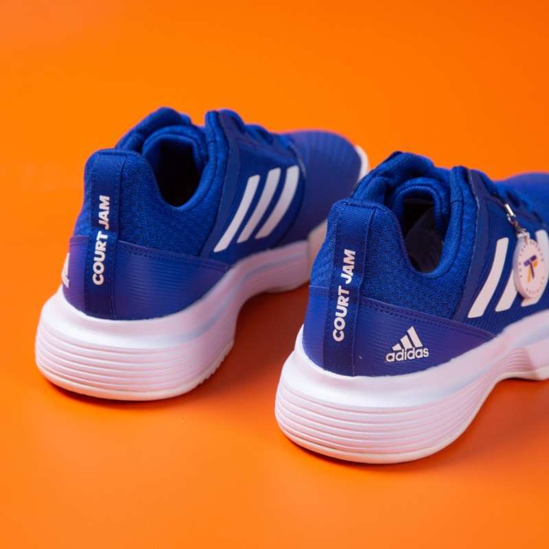 Jual Sepatu Tenis Tennis Adidas Courtjam Court Jam Bounce Blue Biru 44 ...