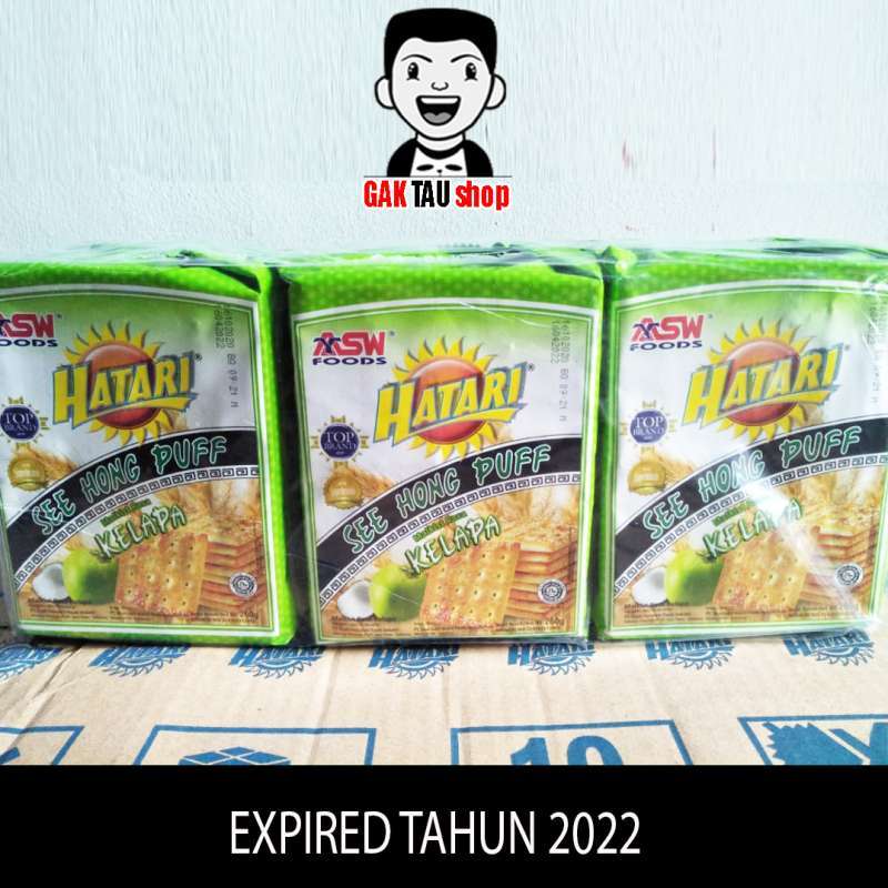Jual Hatari See Hong Puff Kelapa 260 Gram Isi 36 Pcs ( 1 Karton ...