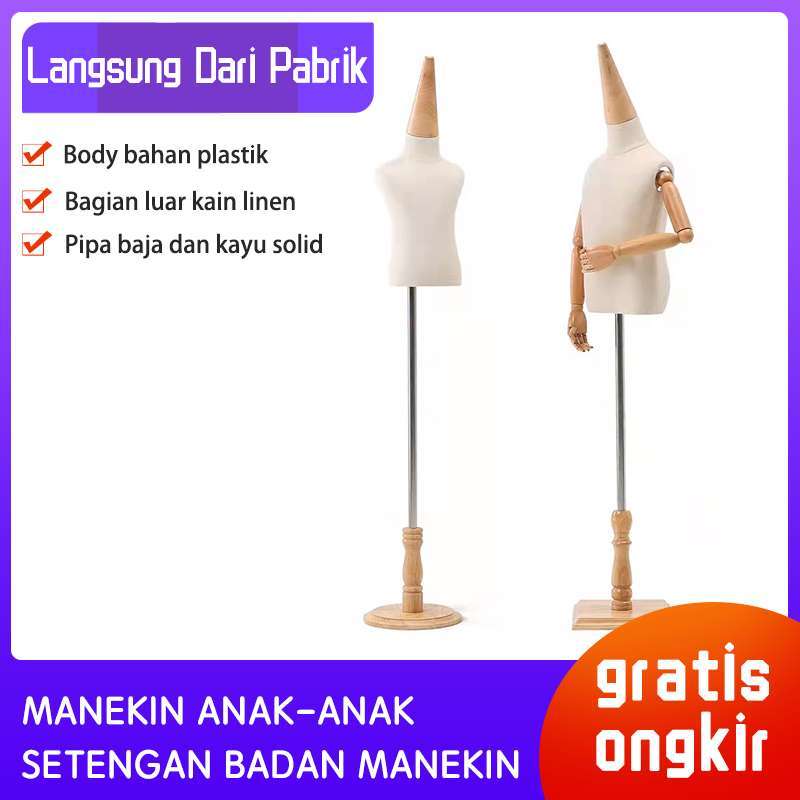 Jual Manekin Anak-Anak Setengan Badan Manekin Pakaian Anak-Anak ...