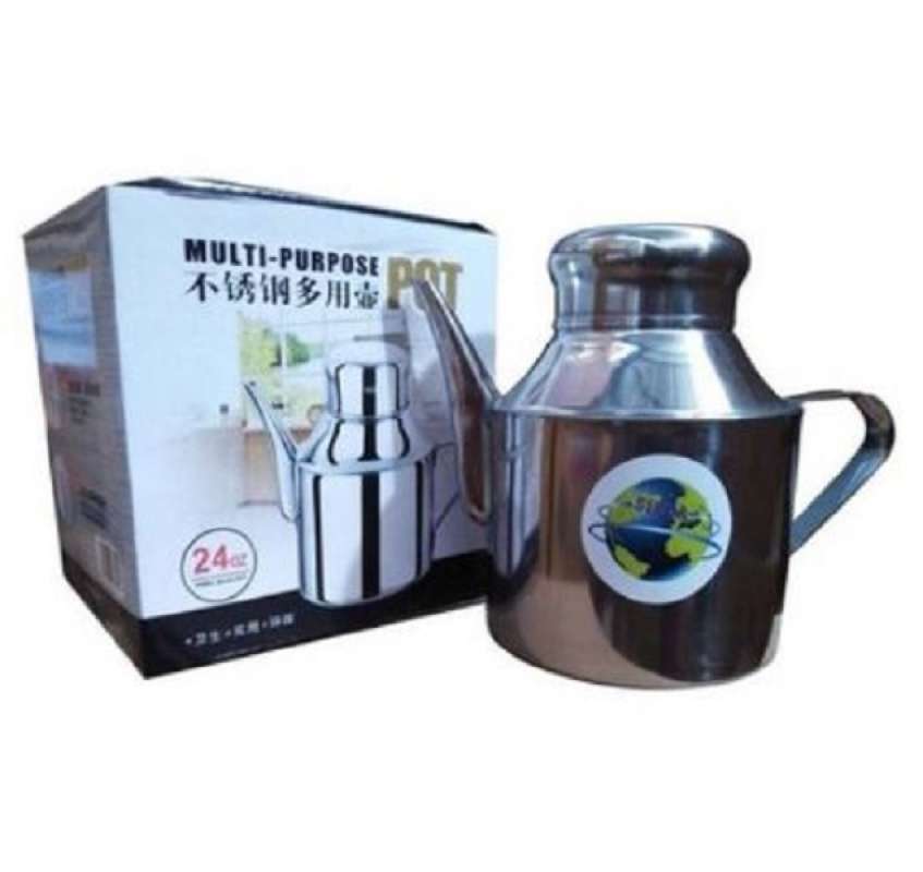 Jual Teko Multi - Purpose Pot Stainless Steel - 24oz /teko Unik/teko ...