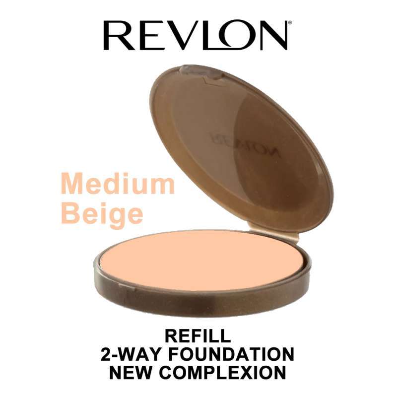 Jual REVLON NEW COMPLEXION TWO WAY FOUNDATION REFILL ALAS BEDAK PADAT ...