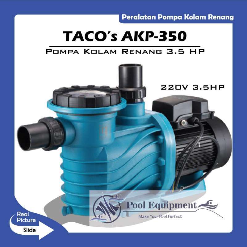 Jual Pompa Tacos Akp350/3.5hp & Sand Filter Taco's S1050 & Kolam Renang ...