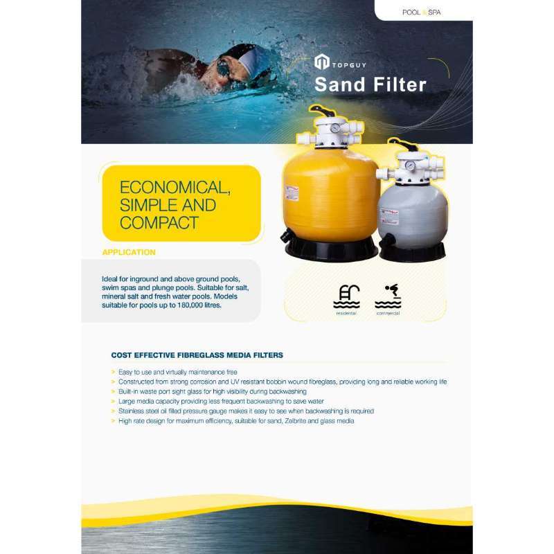 Jual Pompa Tacos Akp350/3.5hp & Sand Filter Taco's S1050 & Kolam Renang ...