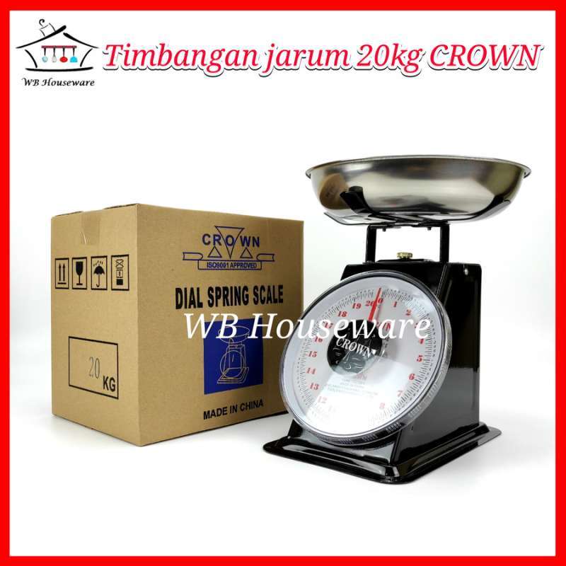 Jual Timbangan jarum 20kg / timbangan buah/sayur CROWN di Seller WB Houseware - Jelupang, Kota ...