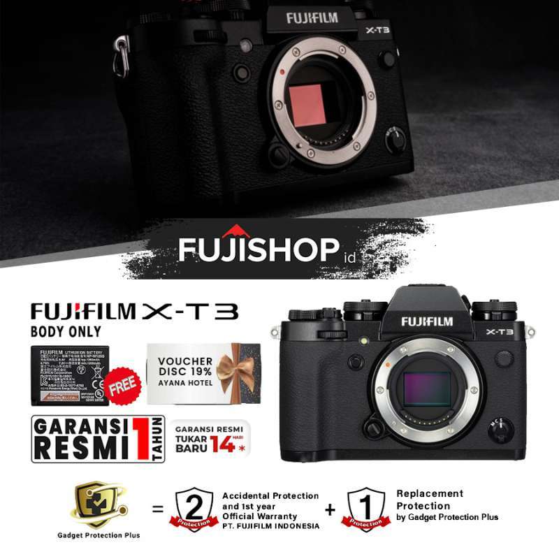 Jual Fujishopid Fujifilm Xt3 X-t3 Fuji Xt3 X-t3 Kamera Mirrorless Garansi Resmi Di Seller Fuji ...