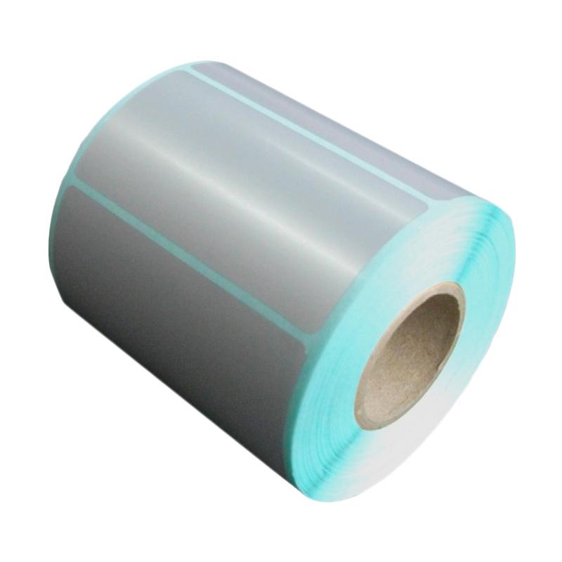 Jual Label Silver Matte Pet Gap Core1 Inch Label Stiker Barcode [60x30 ...