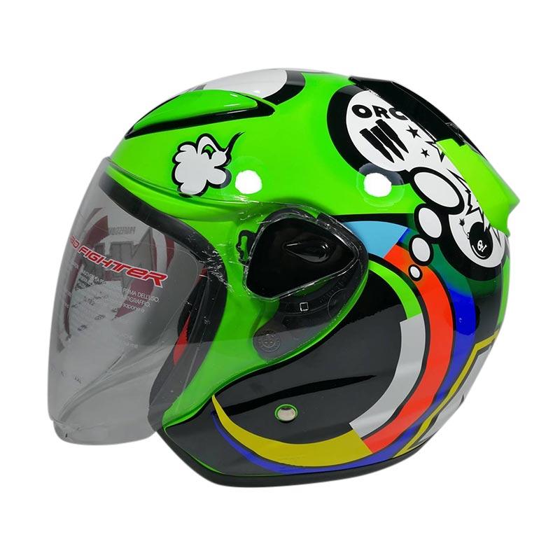 Jual NHK R6 Milano Helm Half Face - Green Fluo di Seller c4mille ...