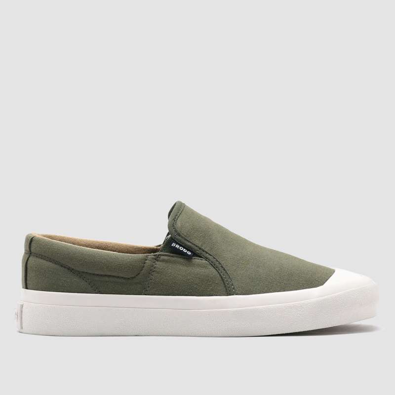 Jual BRODO - Sneakers Vantage V.2 Slip On Olive WS di Seller BRODO ...