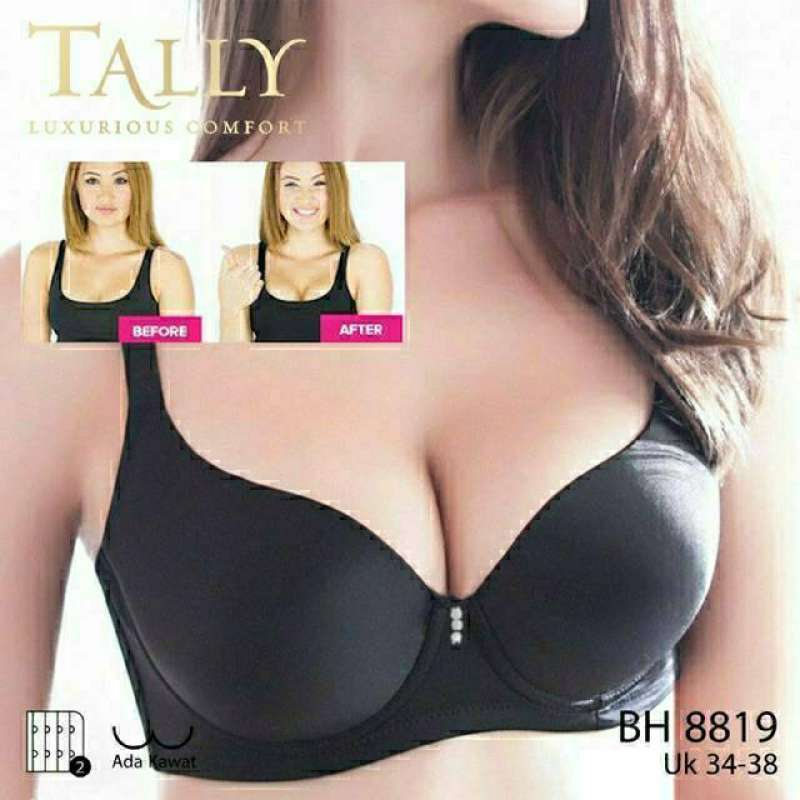 Promo Tally 8819 Bra Push Up Busa Tebal Berkawat Cup B - 34 Coklat Diskon 52% Di Seller Tally ...