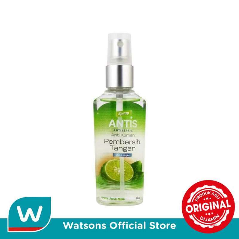 Jual Antis Anti-septic Spray Hand Sanitizer 55ml Di Seller Watsons ...