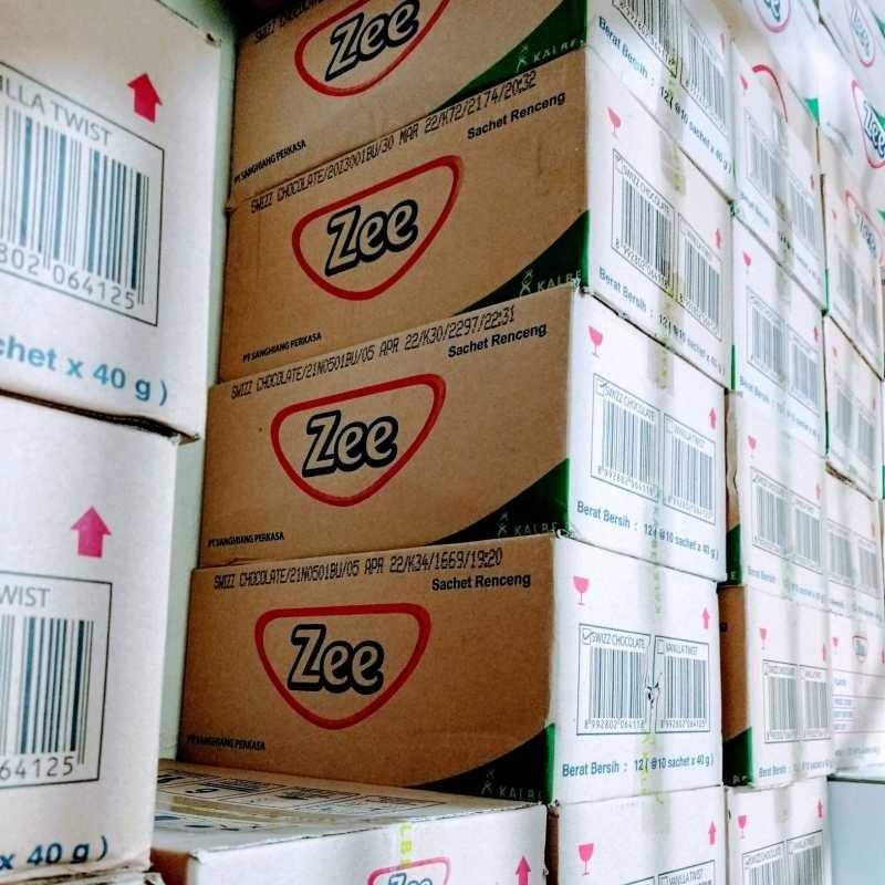 Promo Zee Sachet Renceng Per 1karton Rasa Vanila Diskon 14% Di Seller ...