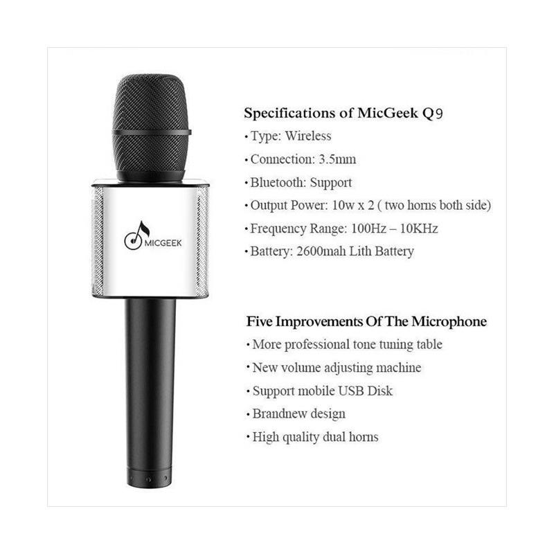 Jual CNC MicGeek Q9 Microphone Portable - Hitam di Seller Bandung ...