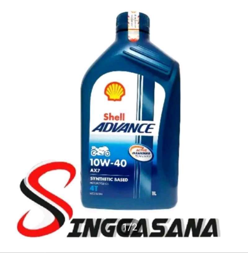 Jual Shell AX7 Advance 10W 40 4T Oli Pelumas Mesin [1 L] di Seller ...