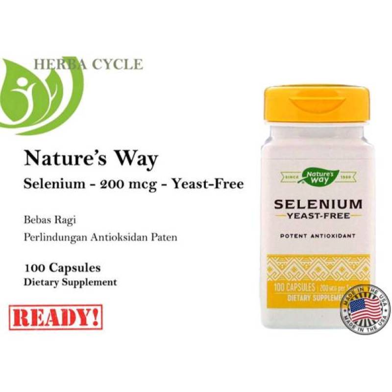 Jual Nature's Way Selenium 200 Mcg Suplemen Kesehatan [100 Kapsul] Di ...